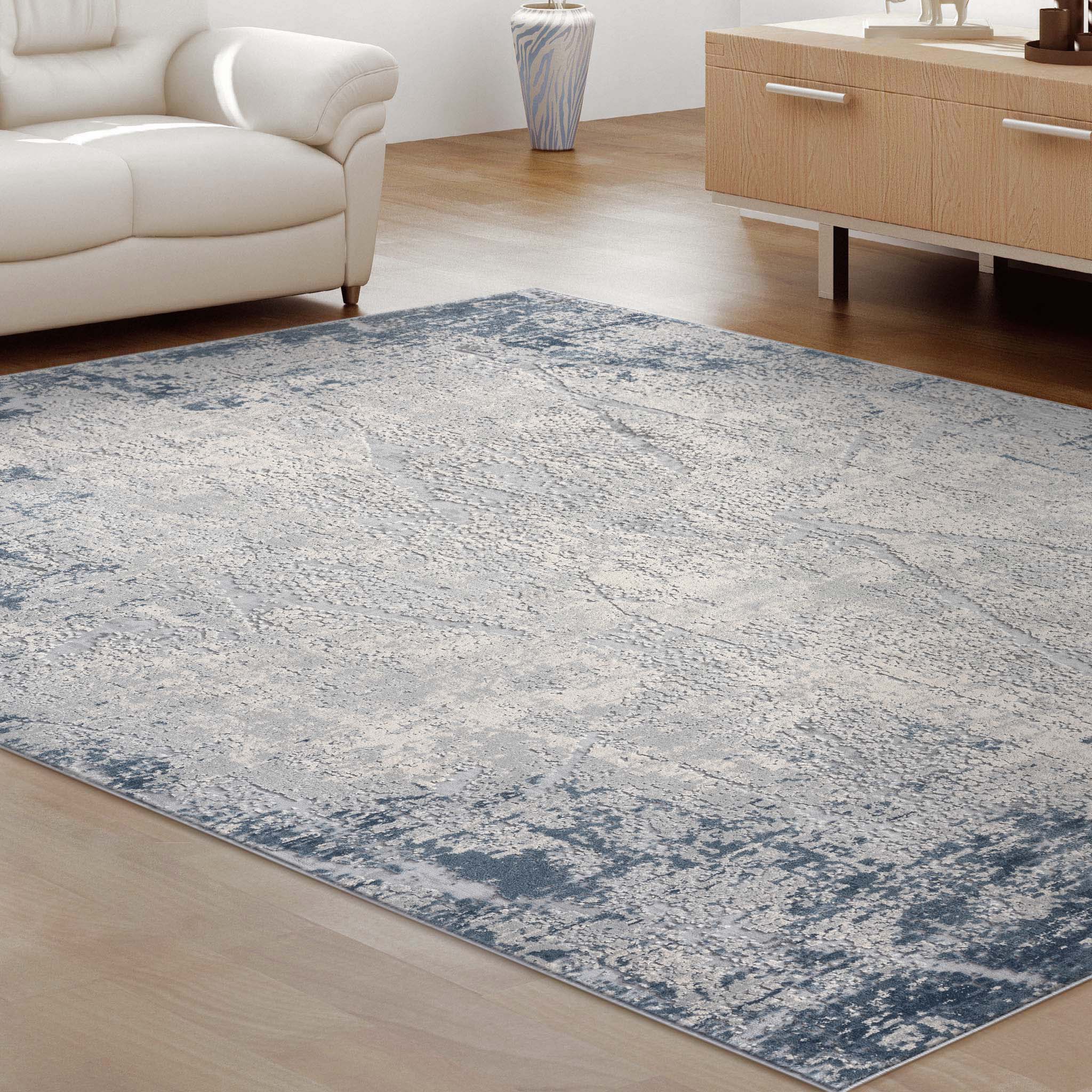 Stylish Transitional Faded Luxe Grey Rug – rugsland